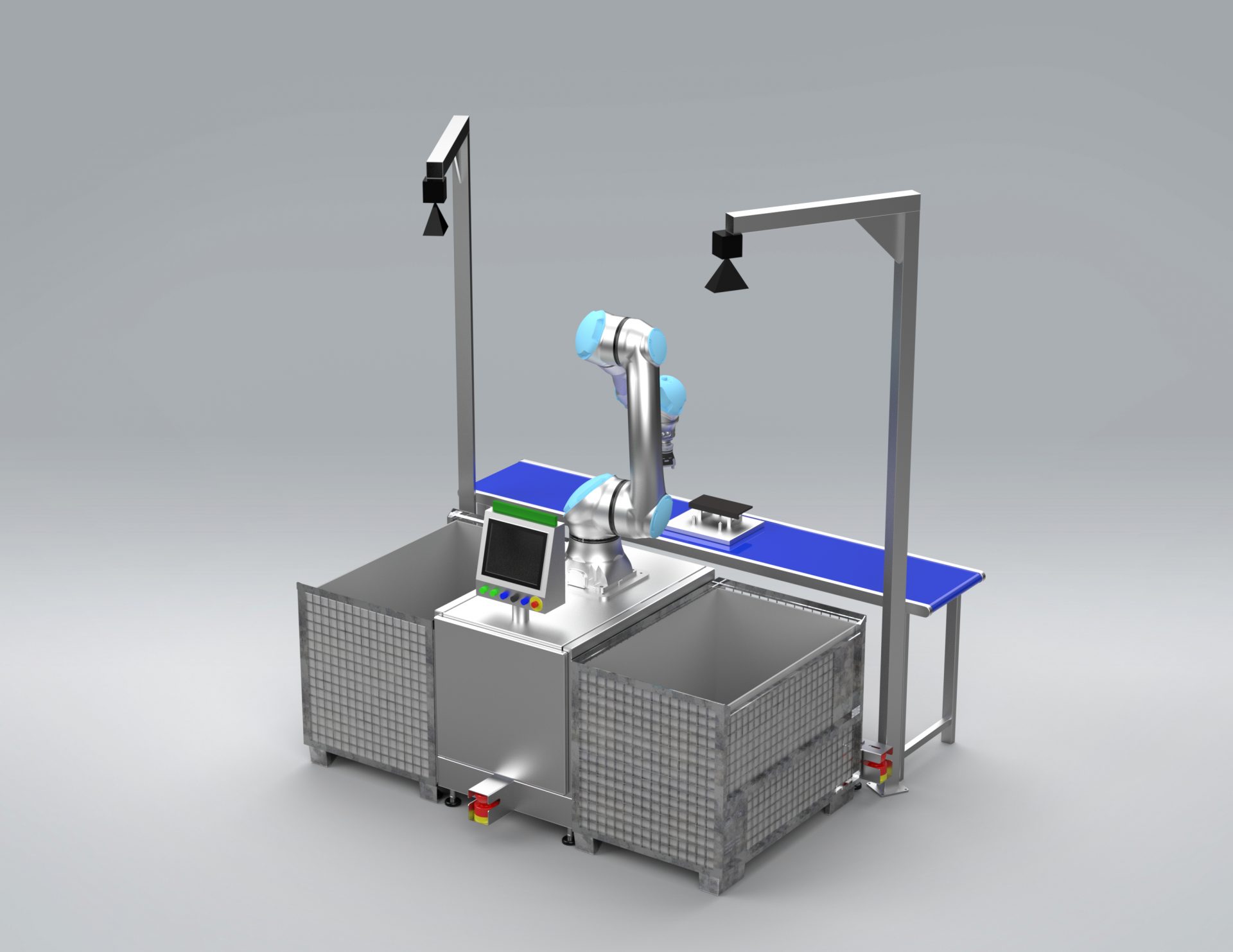 Roboterzelle – V-Module
